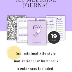 Printable Titration Tracker, Fun Medication Charts & Color Pages ...