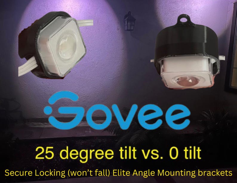 Mounting Bracket for "costco Elite " Govee Govee H705 H708 – TILT Angle ...