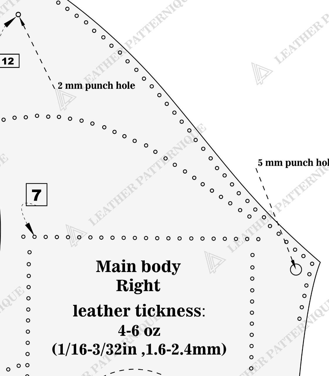 Dragon Holsterbag Pattern / Pattern Crossbody Bag / Shoulder Holster ...