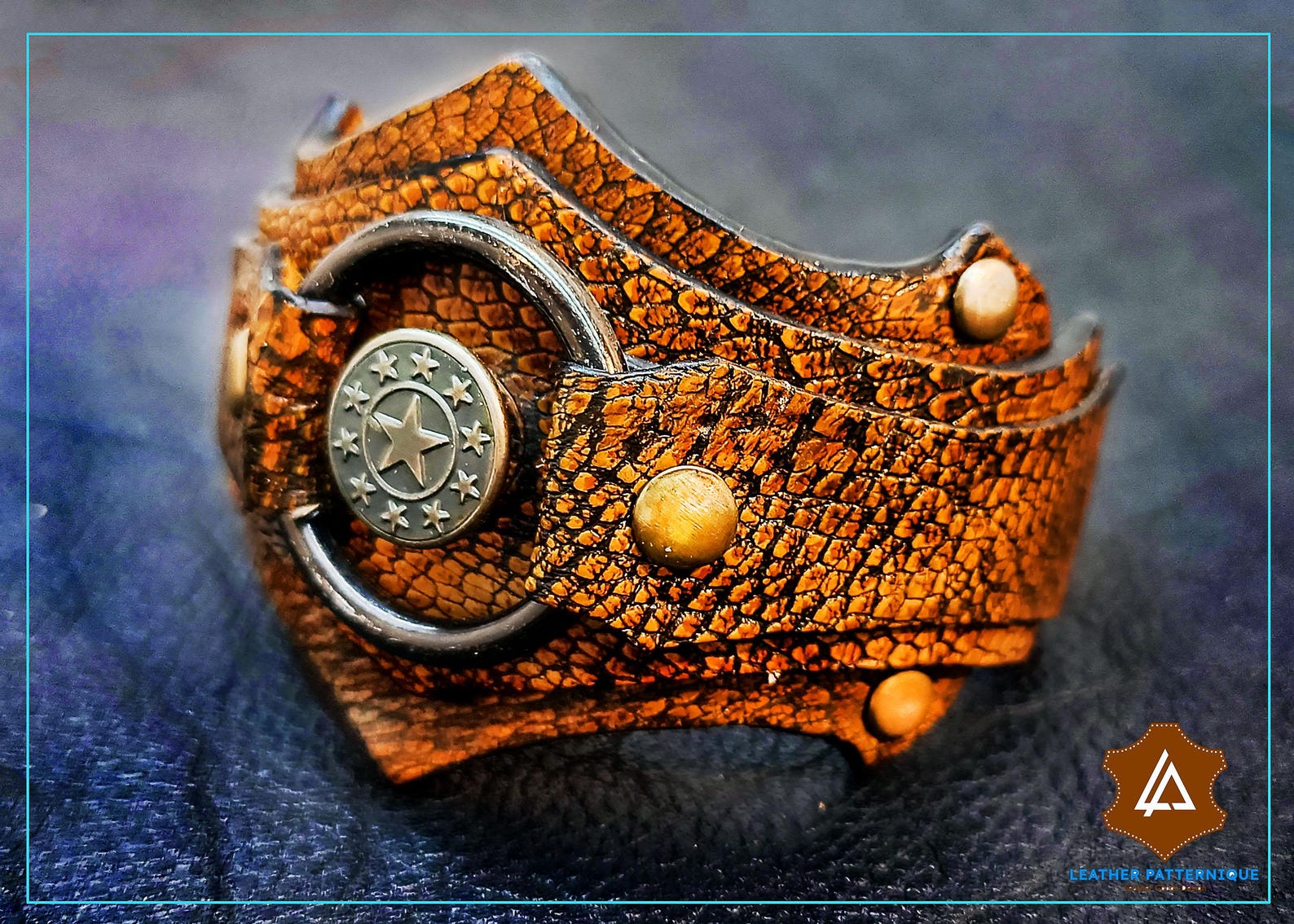Crocodile Leather Bracelet Pattern /cuff Bracelet Pattern / Leather ...