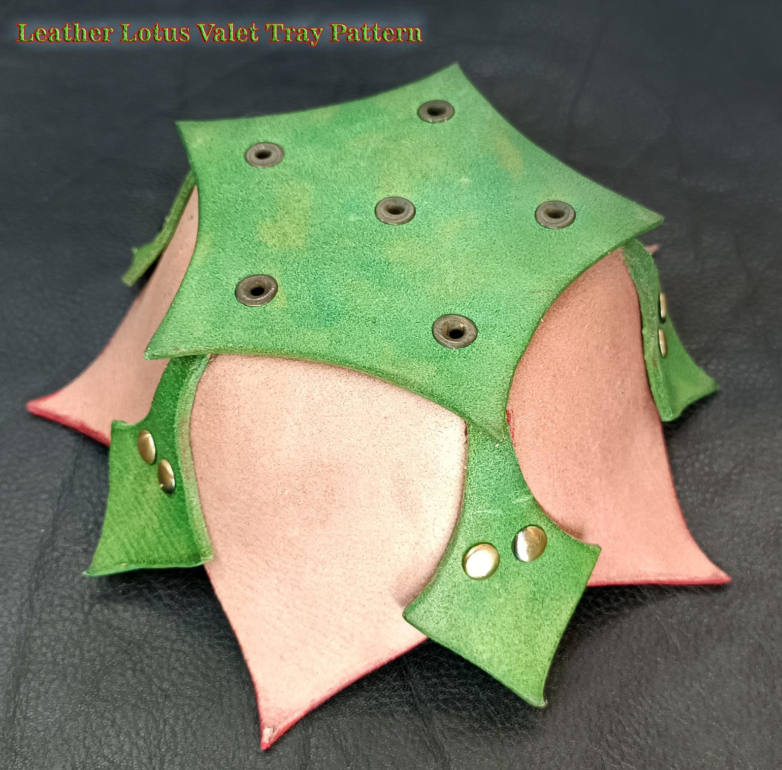 Valet Tray Pattern / Leather Lotus Valet Tray Pdf Pattern /leather Pdf ...