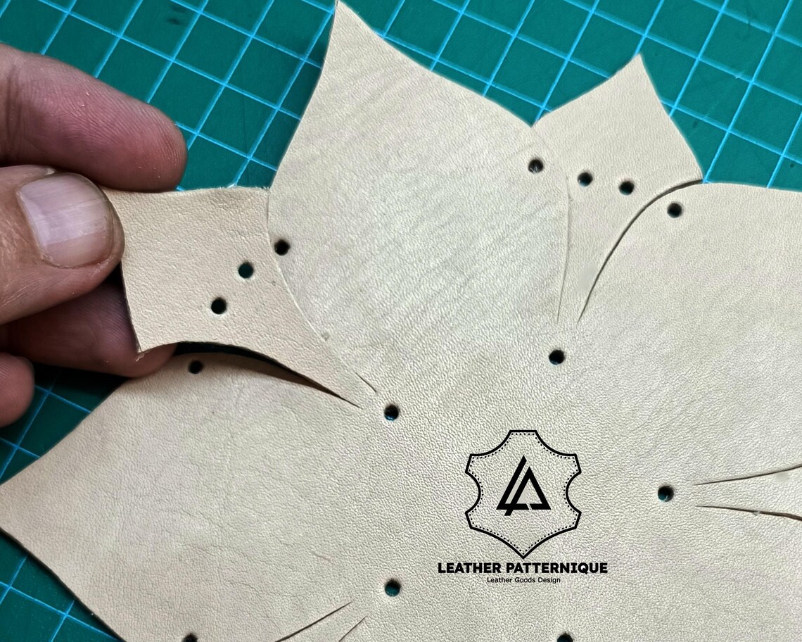 No Stitching Valet Tray Pattern / Leather Lotus Valet Tray Pdf Pattern ...