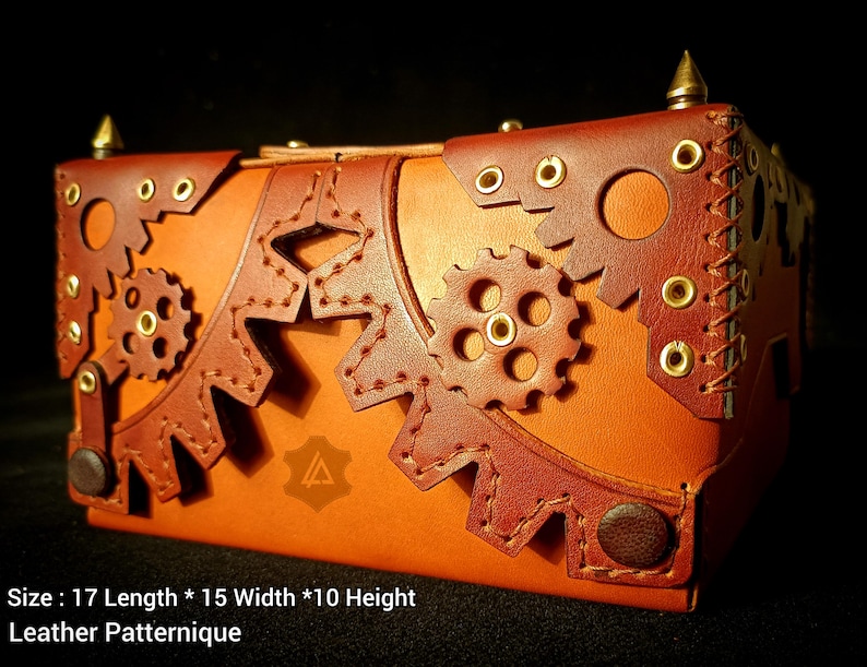 Steampunk Leather Box Pattern, "leather Pattern Pdf" - Etsy