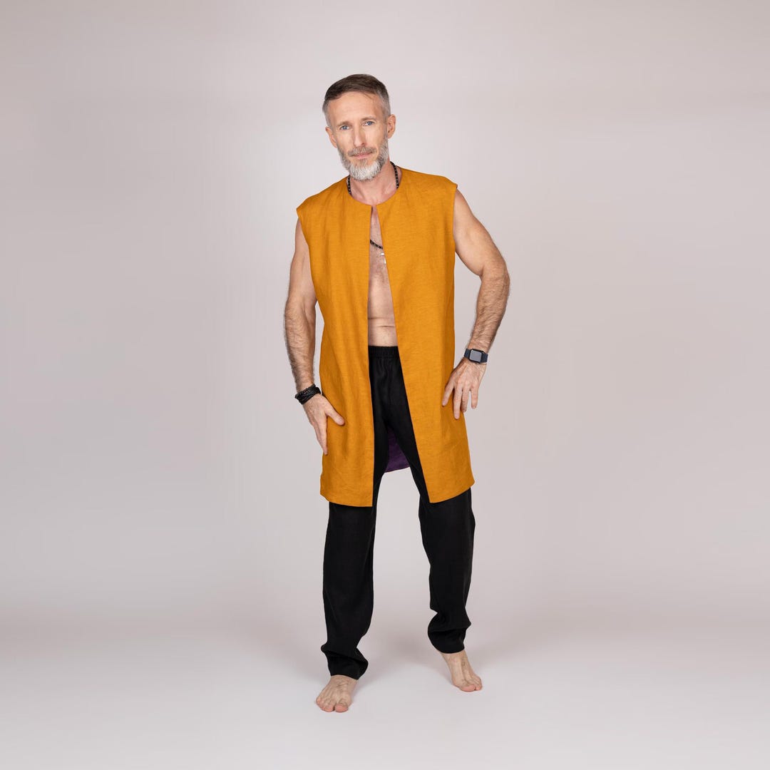 Belgian Linen Men's Double Sided Blazer - Reversible Linen Jacket ...