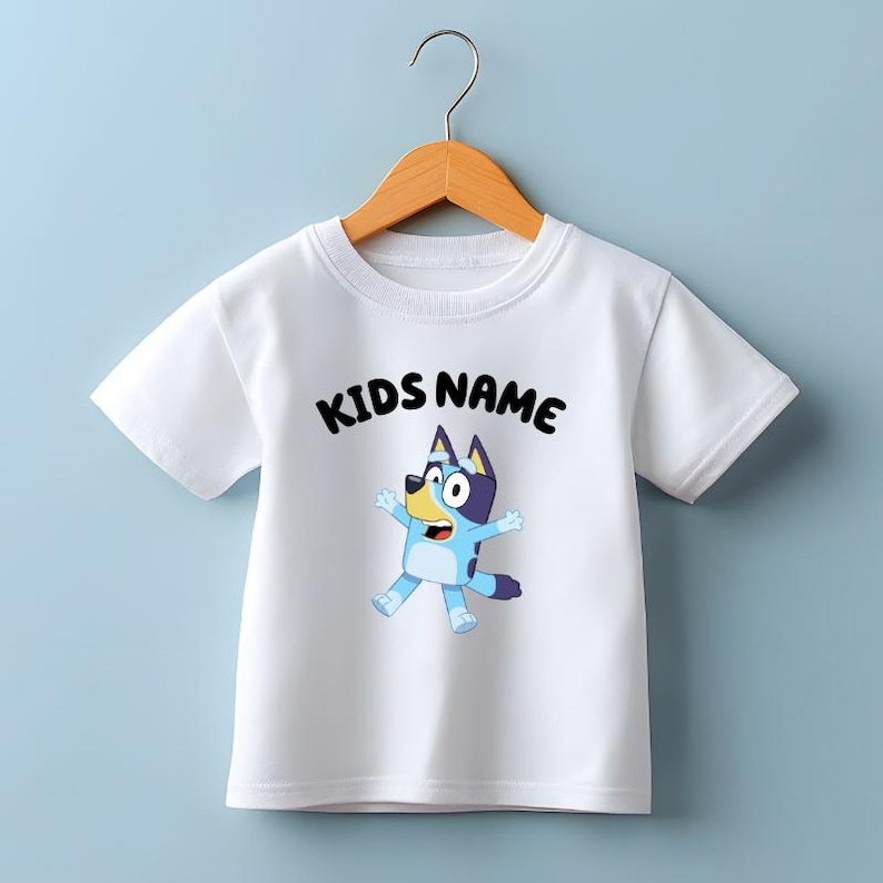Personalised Bluey Tshirts Family Bluey Tees Personalised Bluey ...