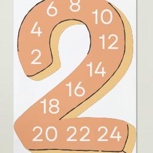 Rainbow Times Table Numbers 1-5 (A4) - Etsy