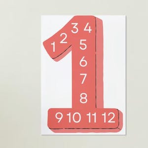 Rainbow Times Table Numbers 1-5 (A4) - Etsy