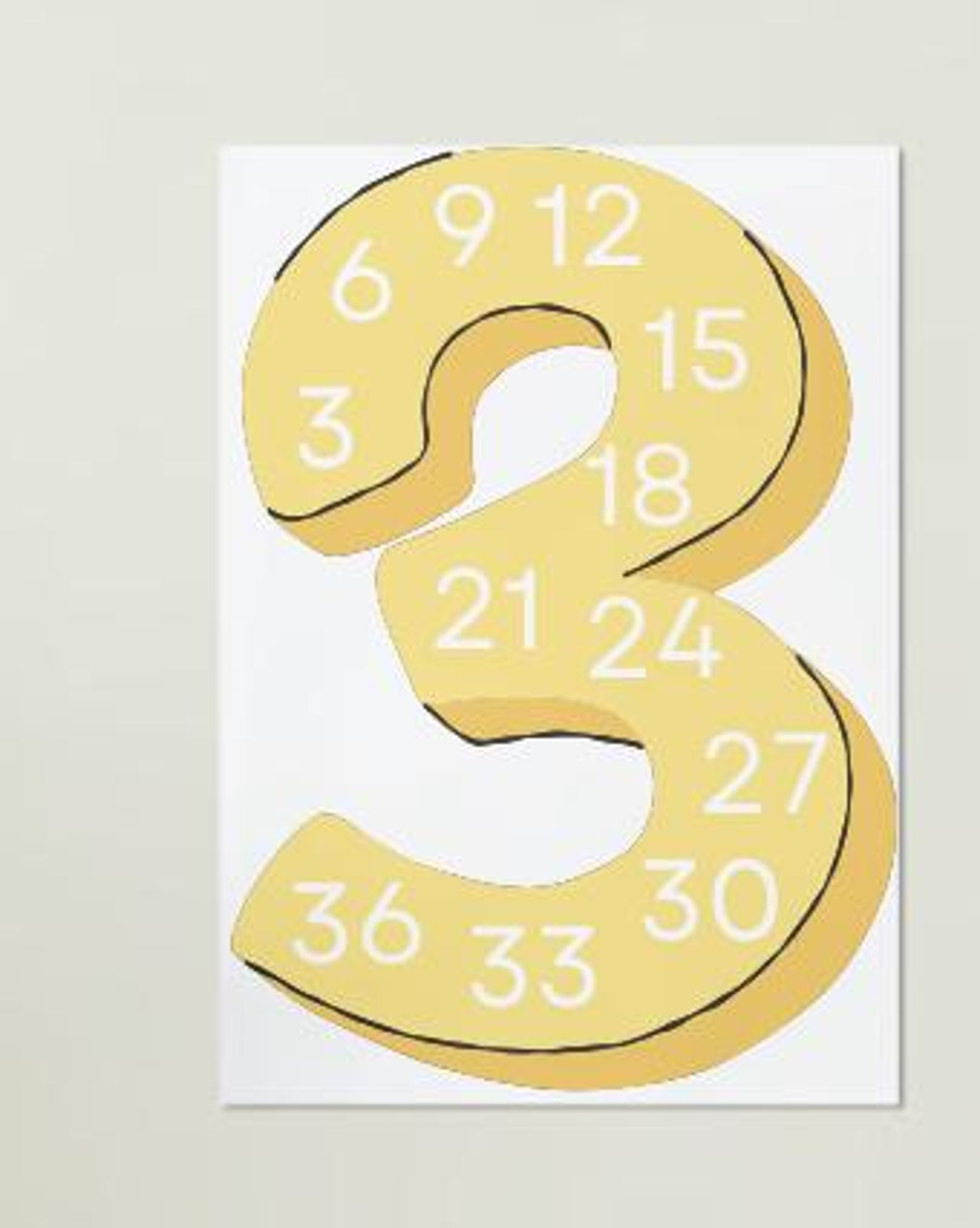 Rainbow Times Table Numbers 1-5 (A4) - Etsy