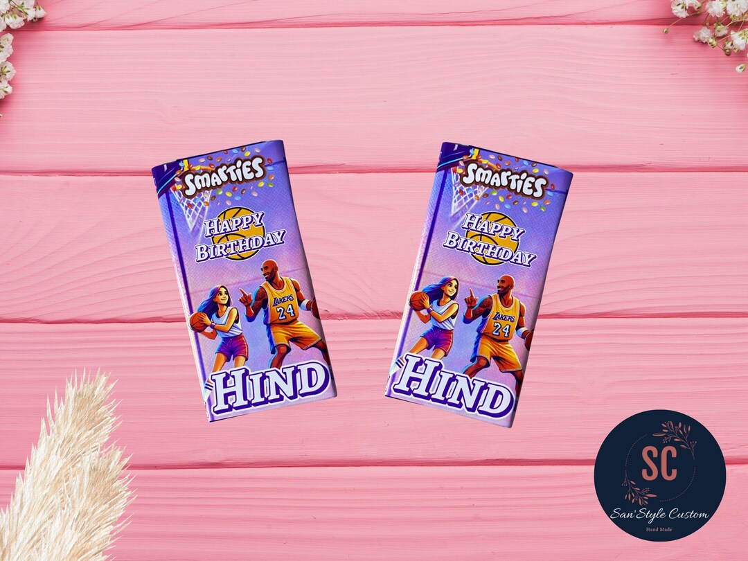 Personalized Mini Smarties Theme of Your Choice - Etsy UK