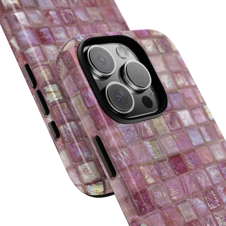 Pink Mosaic Phone Case - Etsy