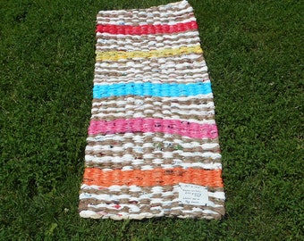 Plastic bag rug | Etsy