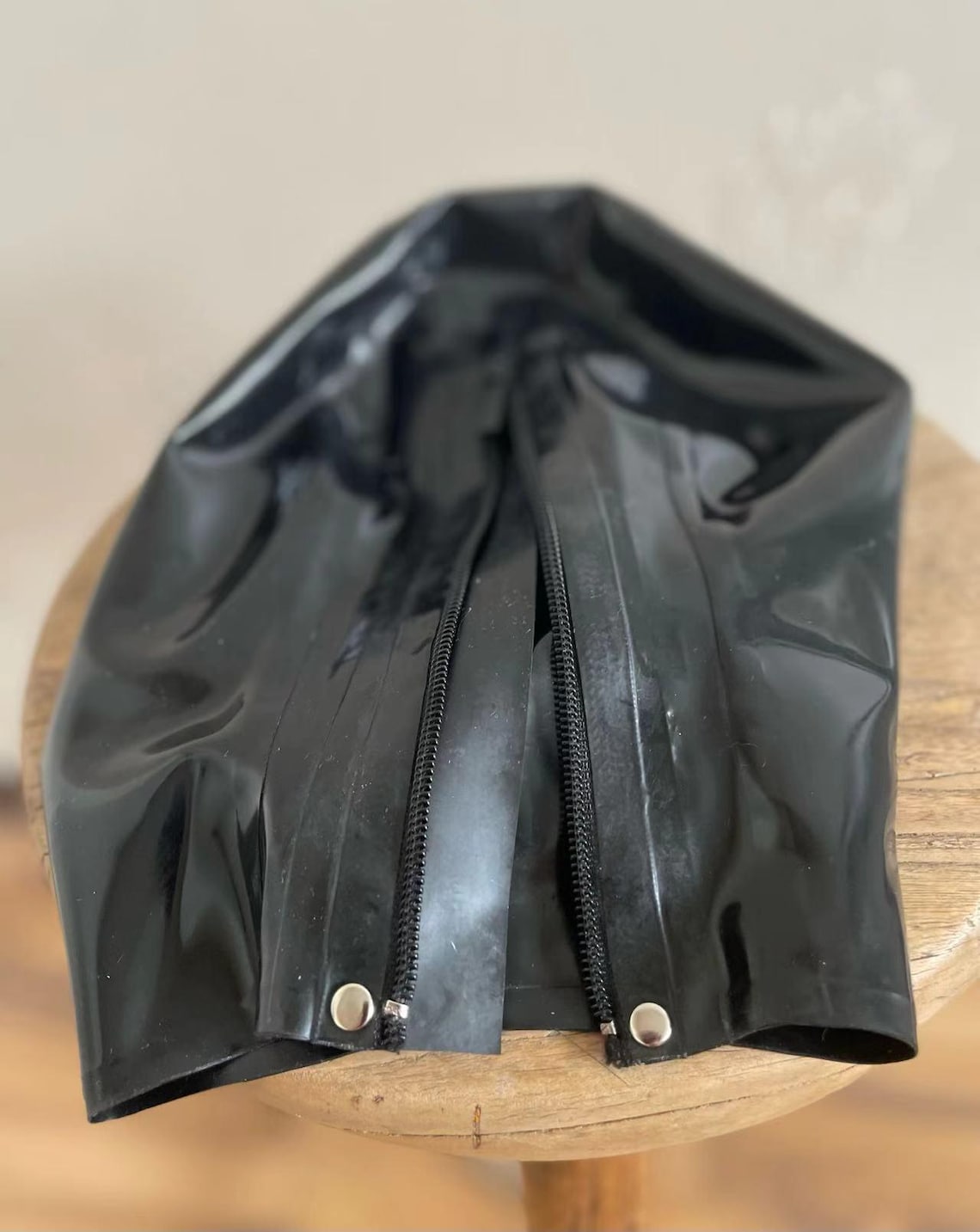 Latex Hood, Open Mouth and Eyes Hood, Polished Rubber Hood - Etsy