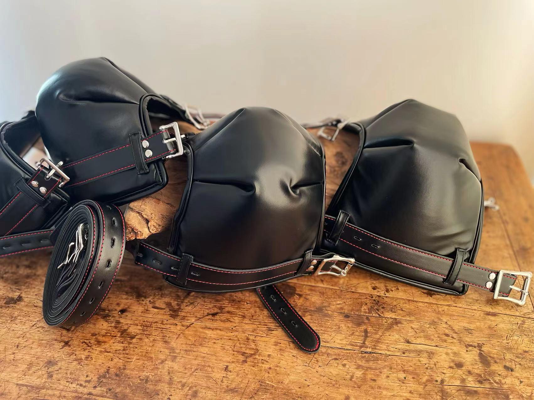 Pet Play Restraints - Leather Bondage Cuffs & Training Gear for Role ...