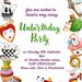 Alice in Wonderland Unbirthday Tea Party Editable Invitation, Birthday ...