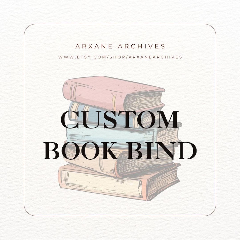 Book Binding - Etsy