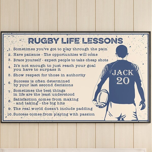 Rugby Art - Etsy