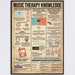 Music Therapy Poster, Music Poster, Music Therapy, Music Lover Gift ...