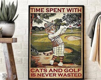 Funny Golf Poster - Etsy UK