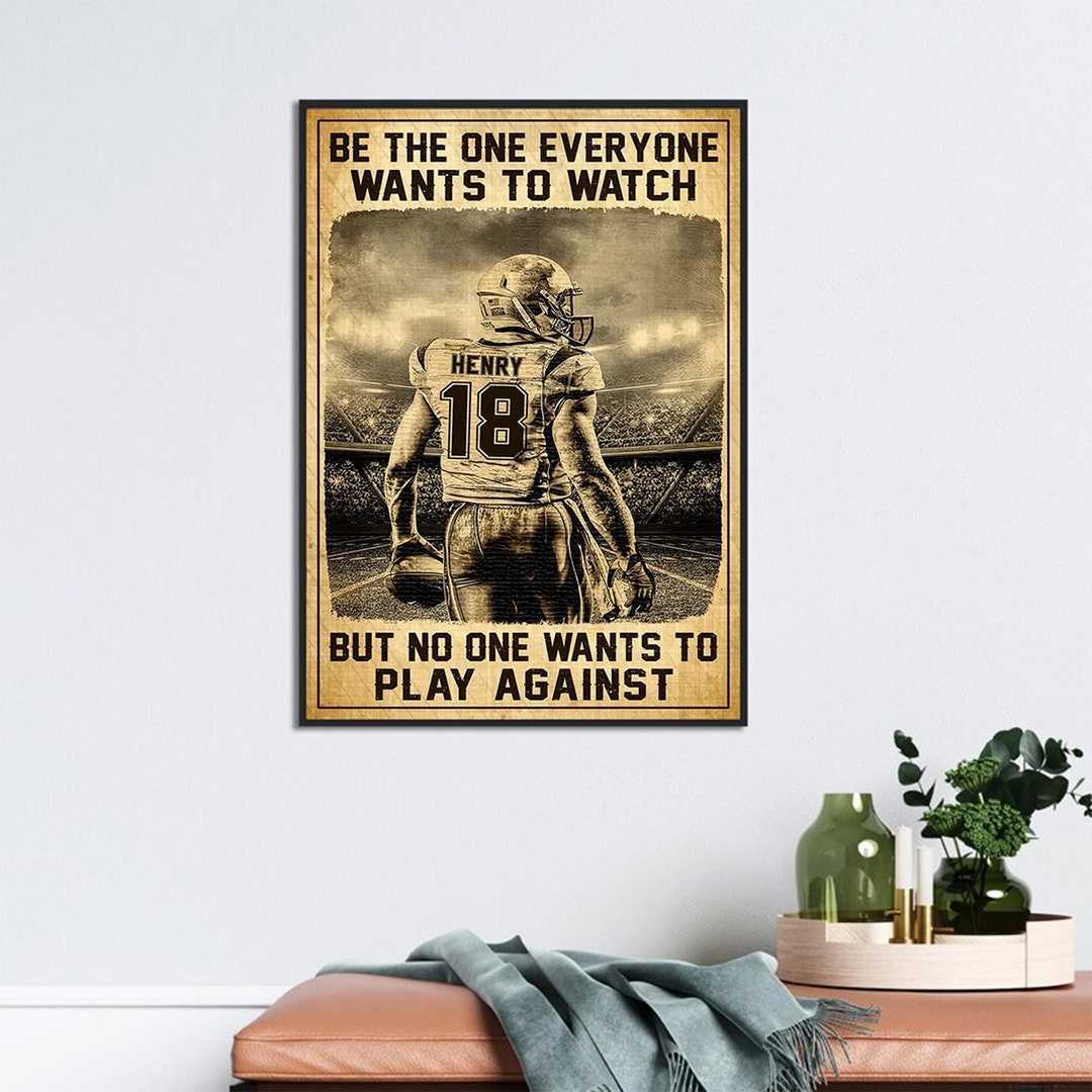 Football Player Art, Be the One Everyone Wants to Watch, Football ...