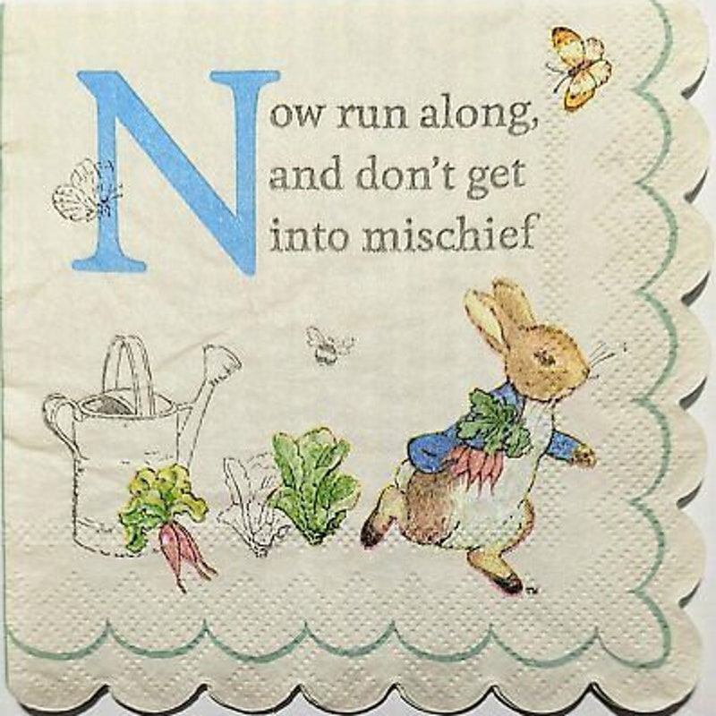 Rabbit Napkin - Etsy