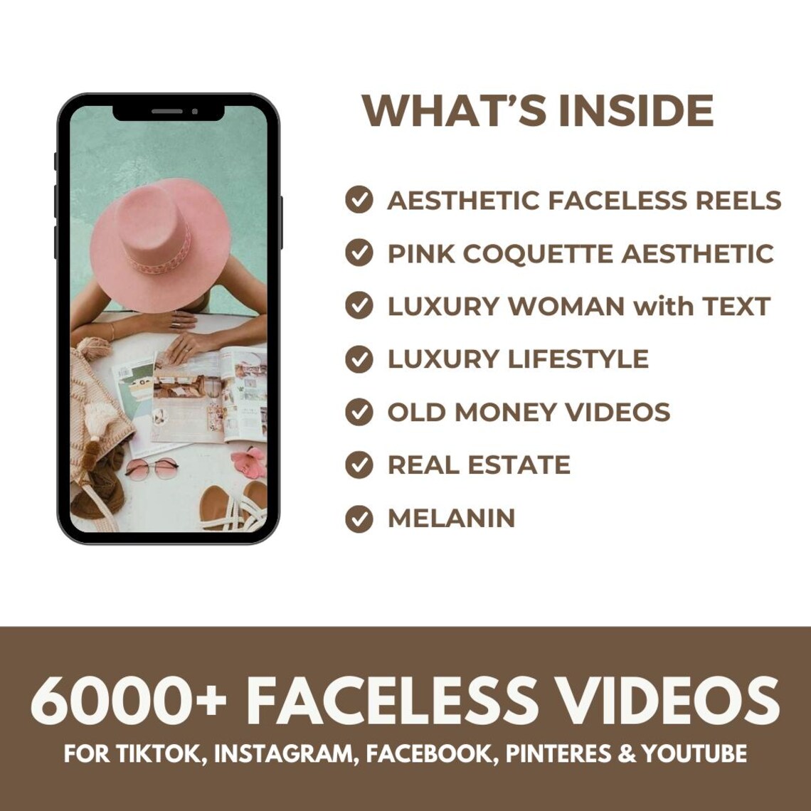 6000+ Aesthetic Faceless Reels & Stories, DFY Social Media Videos ...