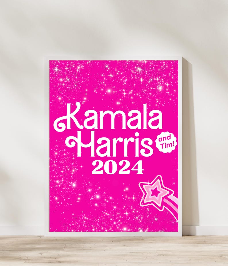 Kamala Harris PNG, Kamala Harris Poster, Kamala Harris and Tim ...