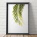 Tropical Printable Greenery Large Palm Leaf Poster Gradient - Etsy