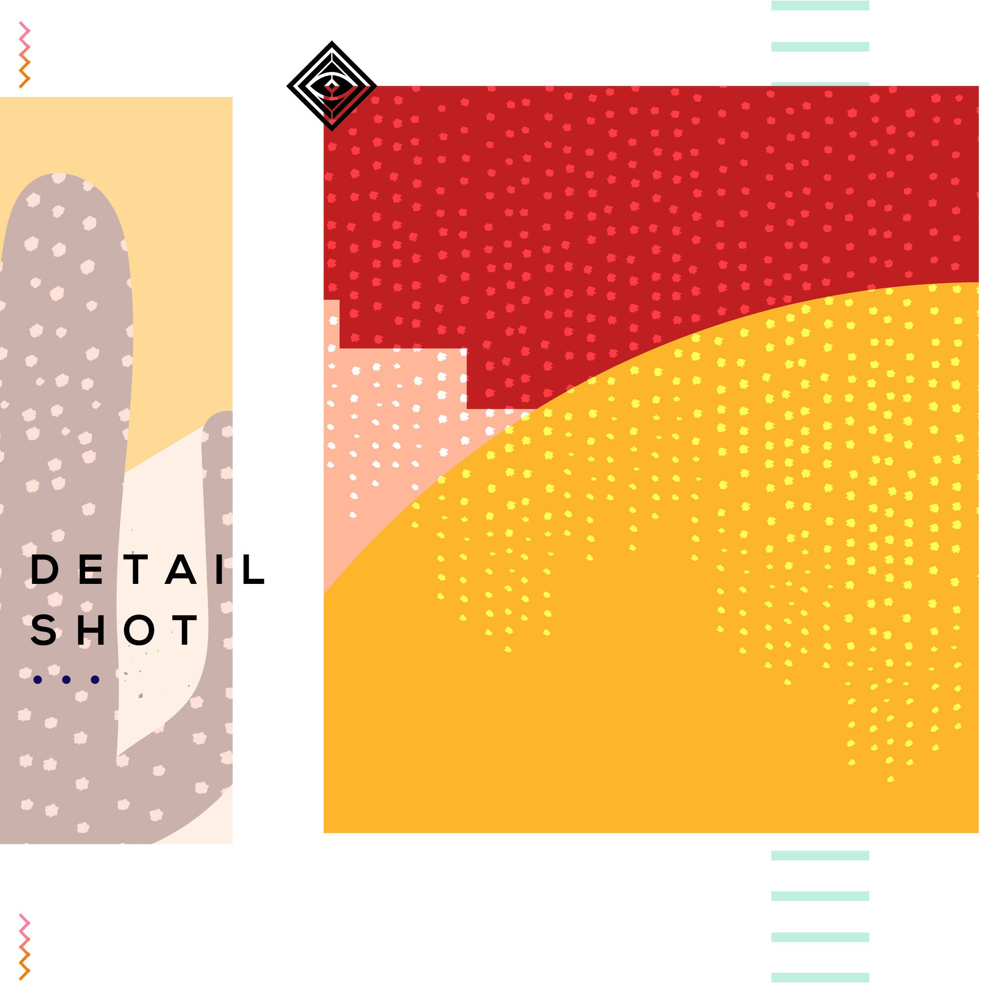 Modern Boho Desert Abstract Printable Wall Art, Southwest Sunset Cactus ...