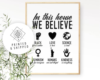 In This House We Believe - Etsy