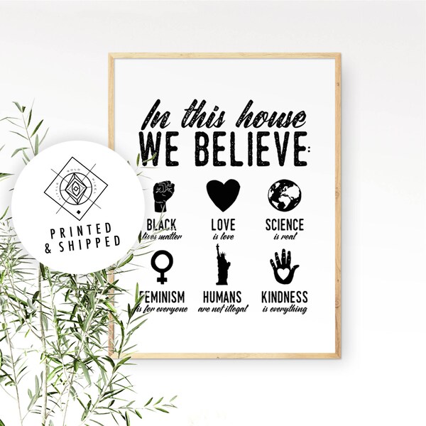 In This House We Believe - Etsy
