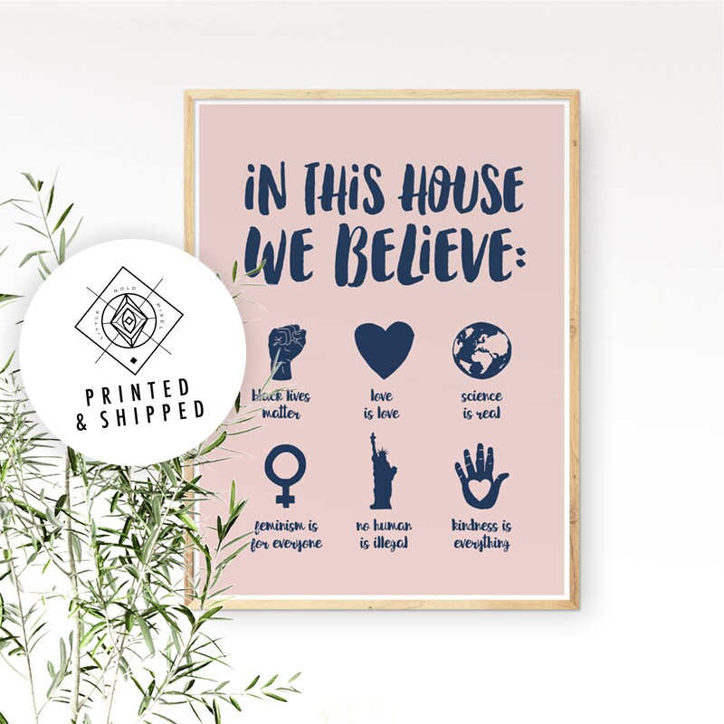 In This House We Believe - Etsy