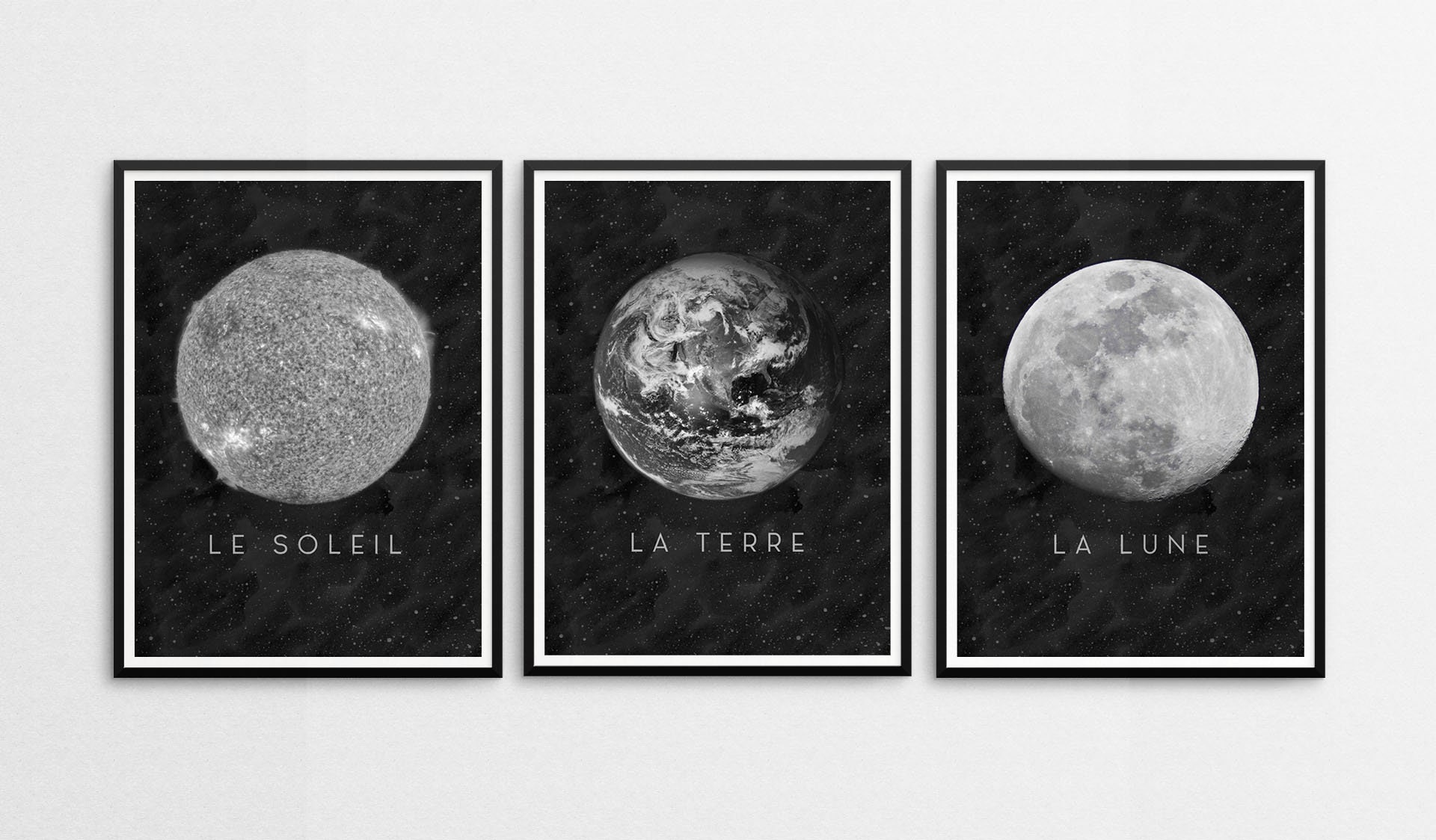 La Lune, Moon Poster, Wall Art, Full Moon Printable, Affiche Scandinave ...