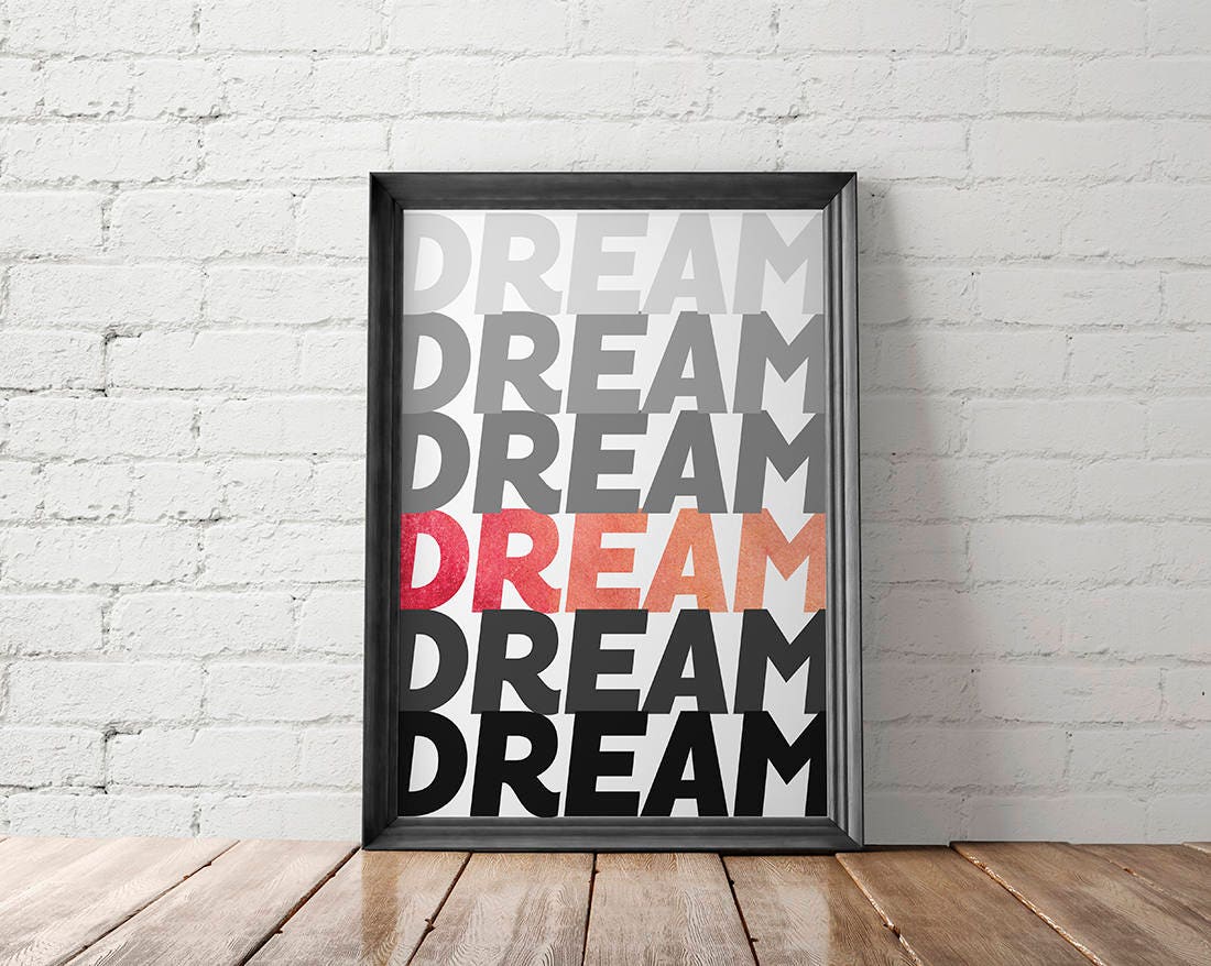 Inspirational Printable Inspirational Art Print | Etsy