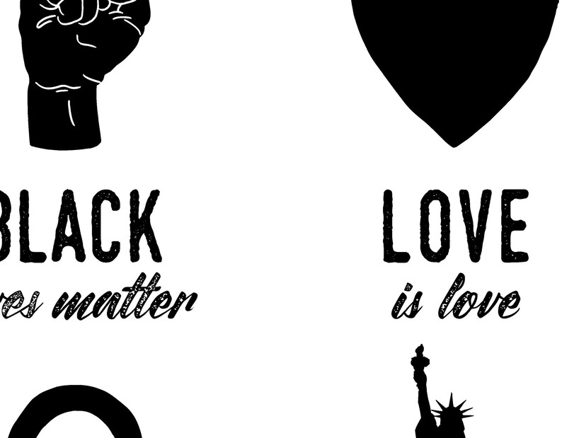 Protest Printable Anti-racist Art Printable Resist - Etsy