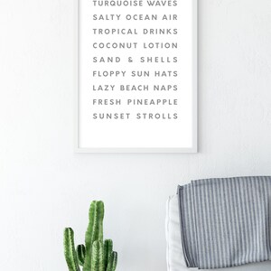 Beach Decor, Beach Printable, Summer Wall Art, Summer Wall Decor ...