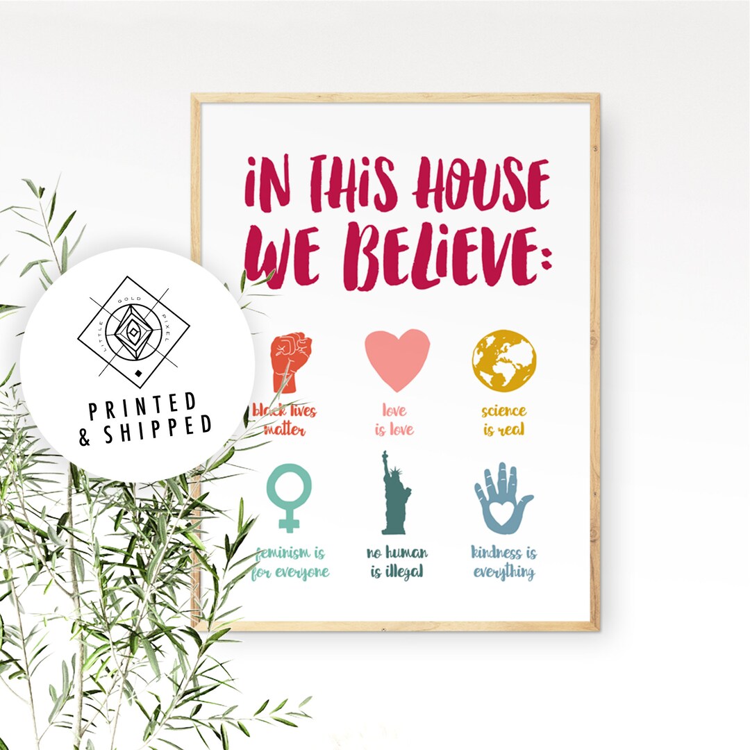 Black Lives Matter Print, Protest Poster, Anti-racism Poster, Anti Hate ...