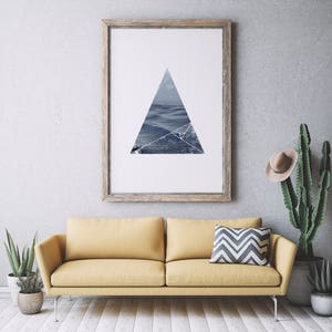 Minimalist Printable, Ocean Printable, Geometric Printable, Waves Print ...
