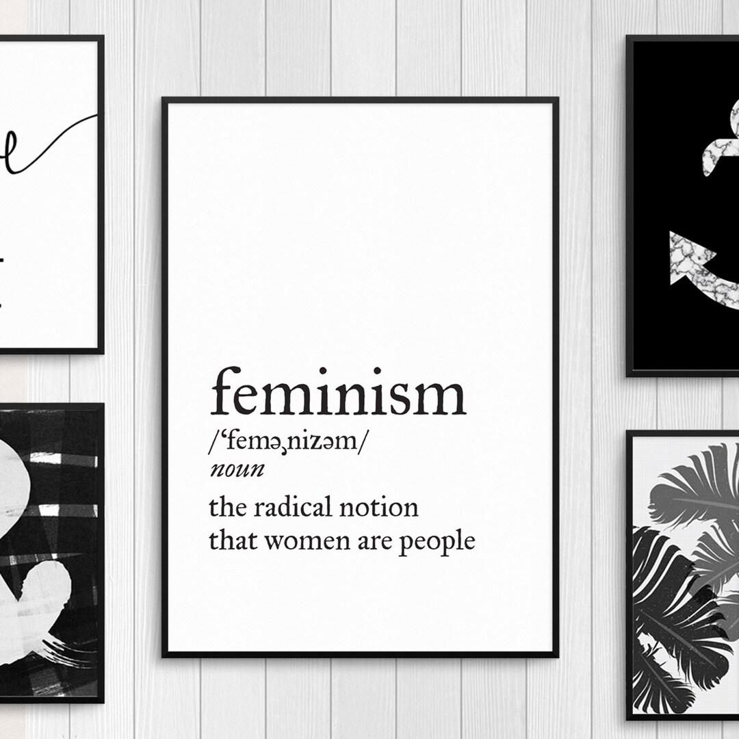 Feminism Definition Poster, Feminist Art, Gift for Her, Girl Power ...