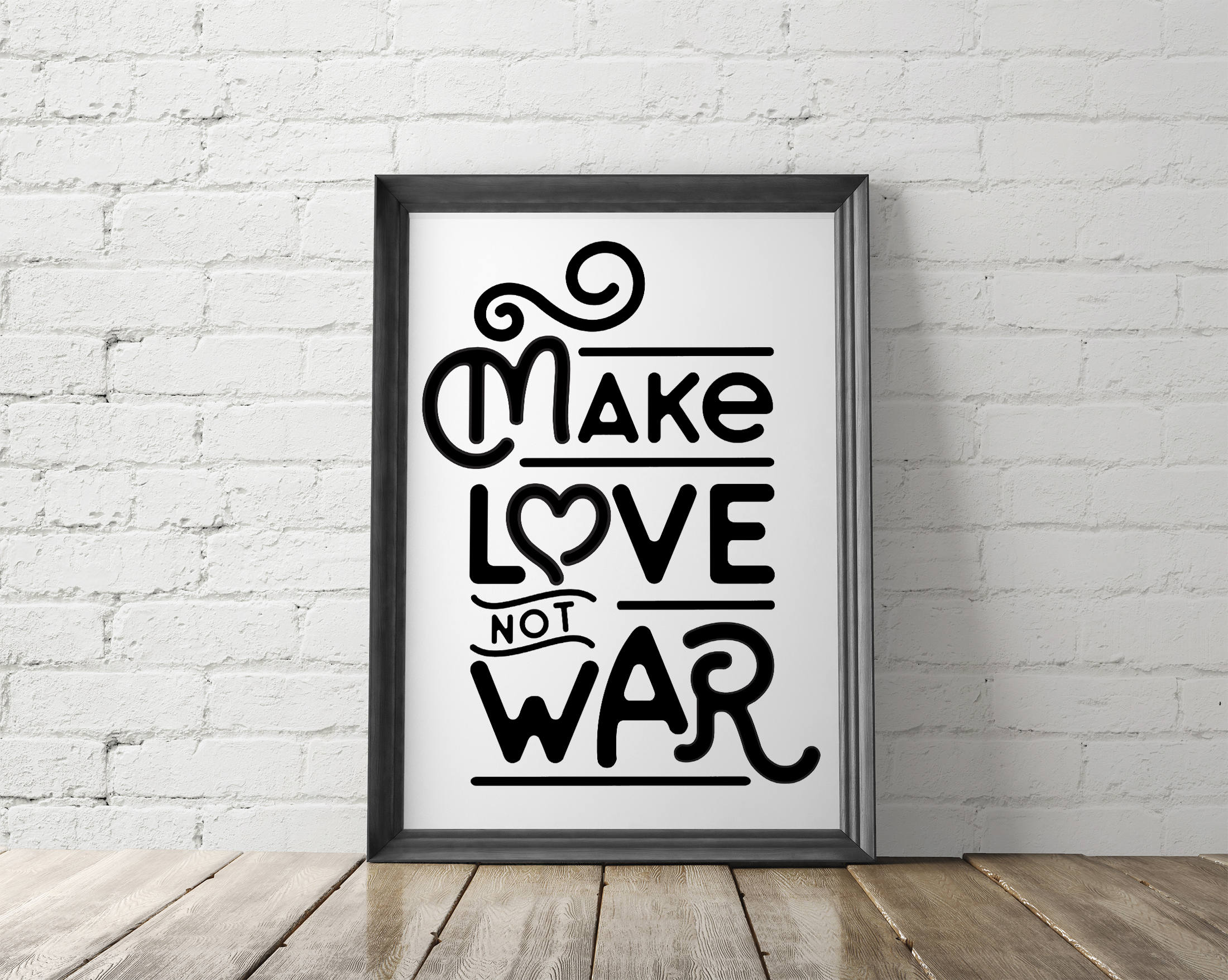 Make Love Not War Printable, Resist Poster, Feminist Printable, Human ...