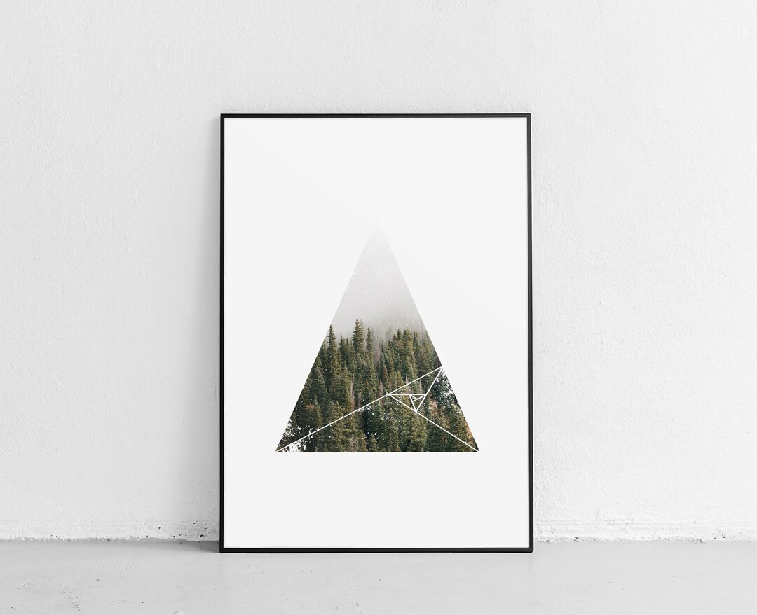 Woodland Printable, Forest Wall Art, Nordic, Scandinavian, Nature Lover ...