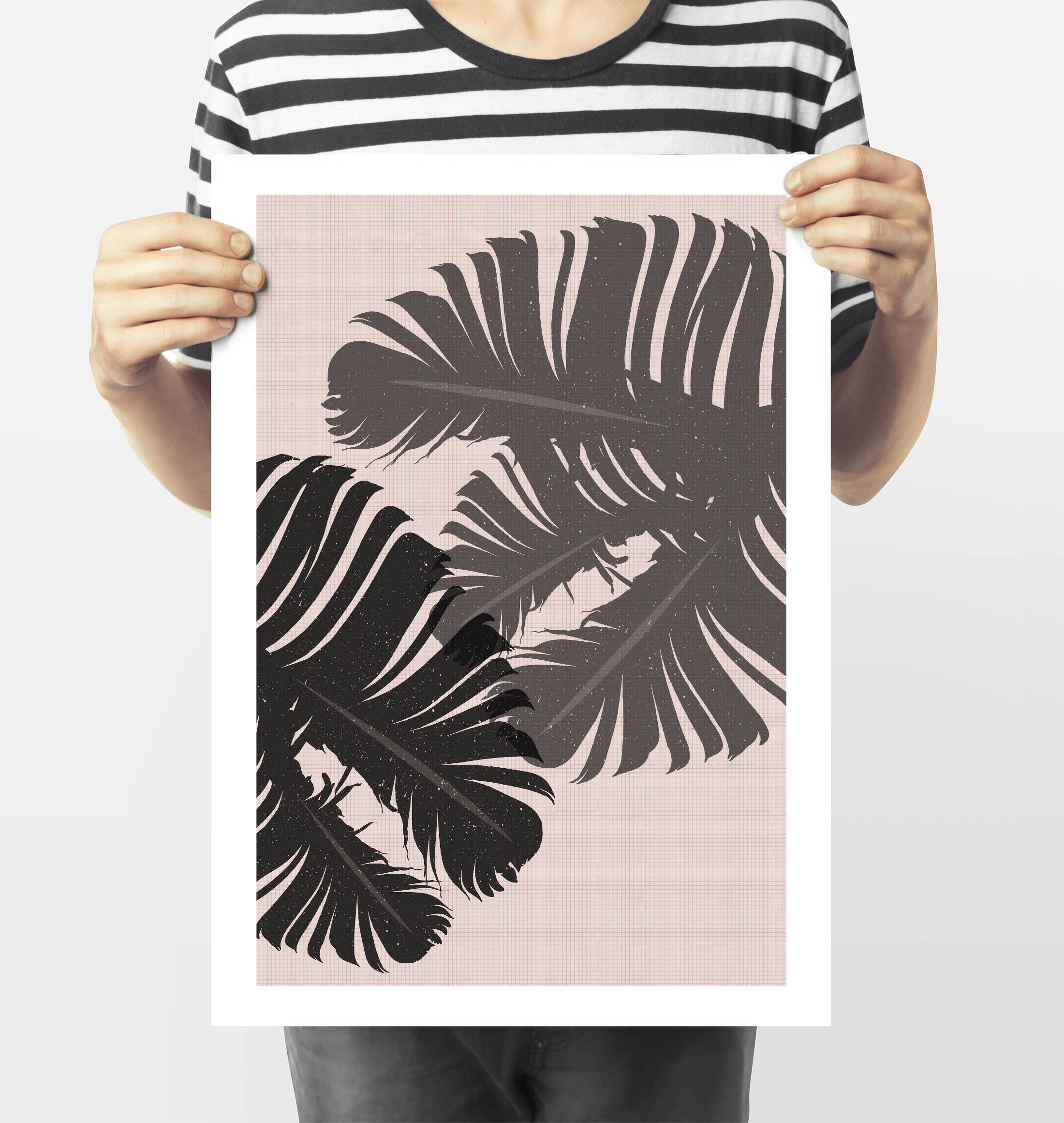 Leaf Printable Leaf Print Leaf Art Print Leaf Poster Palm | Etsy