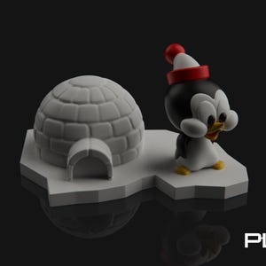 PLAKIT Chilly Willy Mini Figurines Set - Etsy