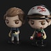 PLAKIT 32mm Dexter Mini Figurines - Etsy