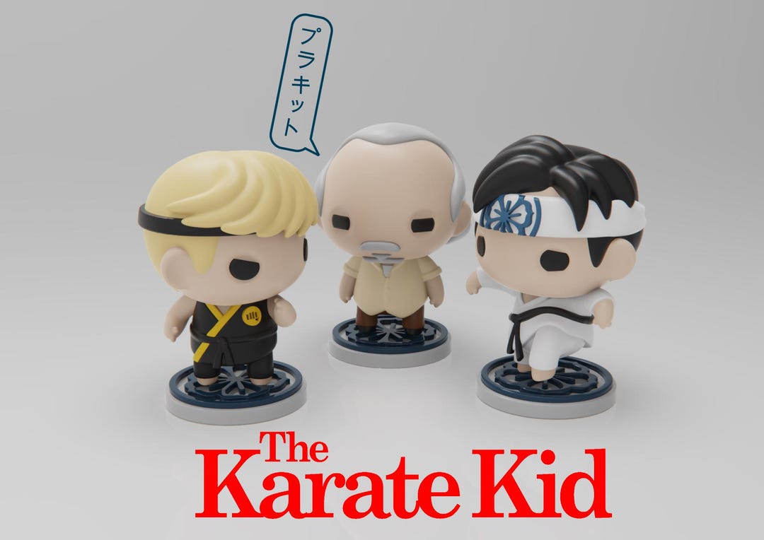 PLAKIT 32mm Karate Kid Mini Figurines - Etsy