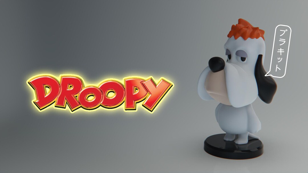 PLAKIT 32mm Droopy Mini Figurines - Etsy
