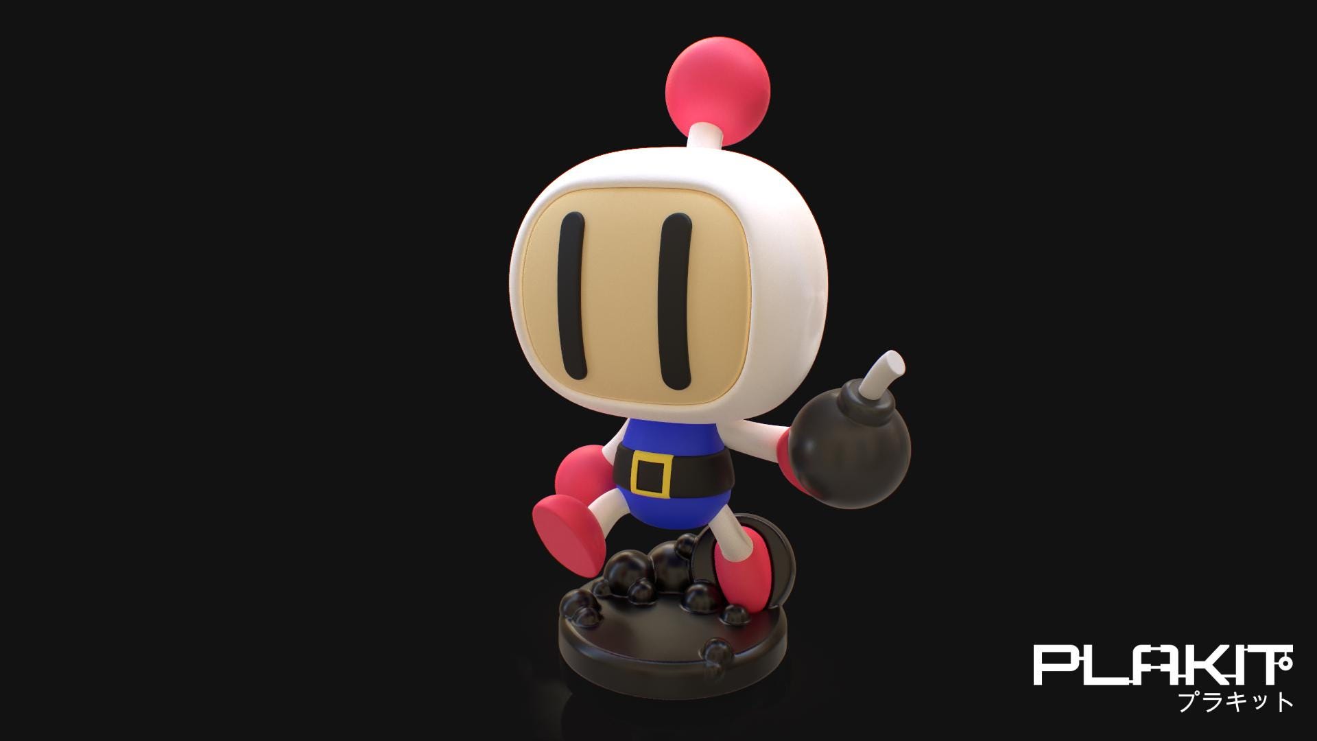 PLAKIT 32mm Bomberman Mini Figurines - Etsy