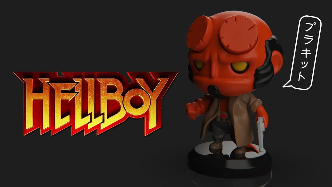 PLAKIT 32mm Hellboy Mini Figurines - Etsy
