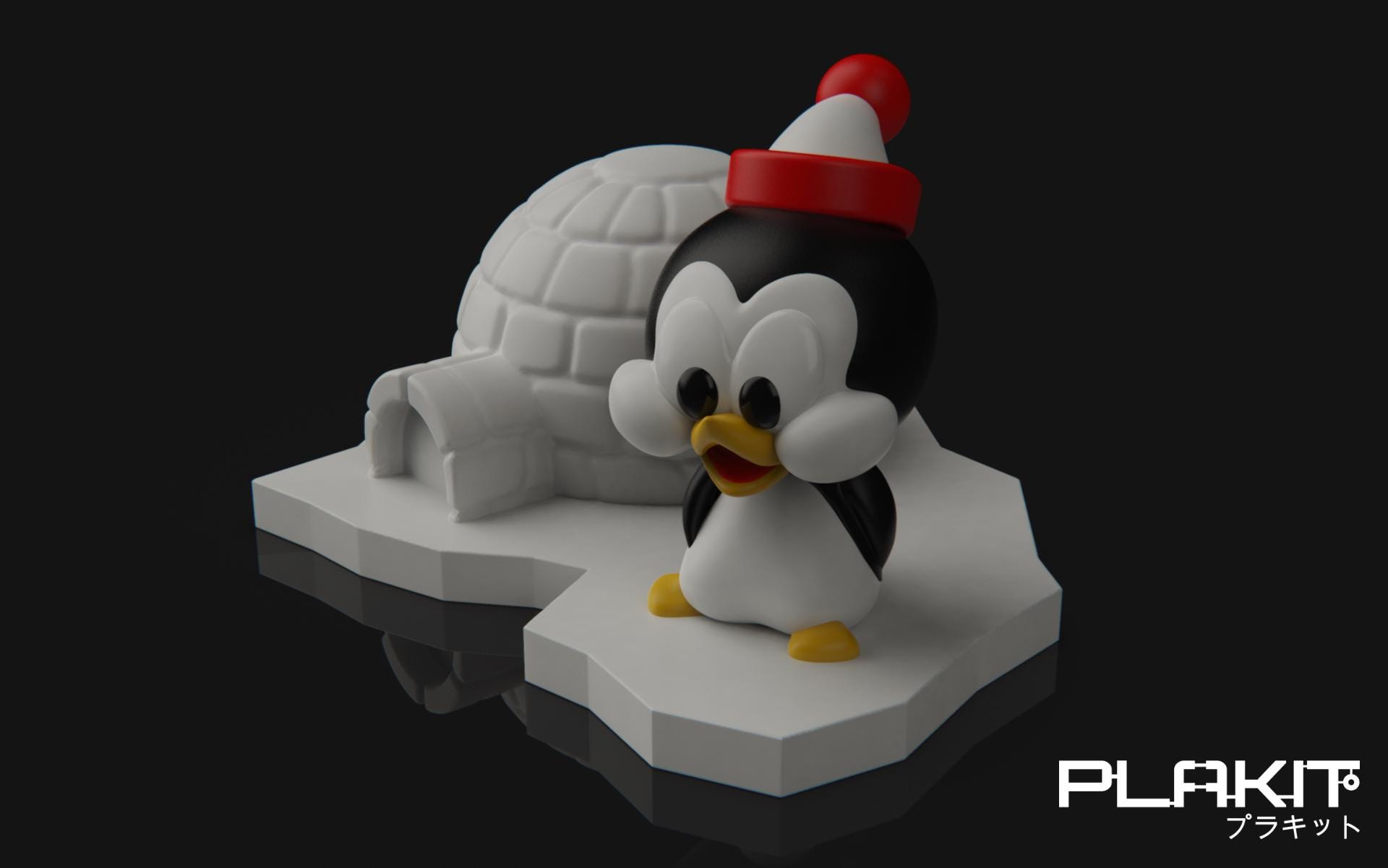 PLAKIT Chilly Willy Mini Figurines Set - Etsy