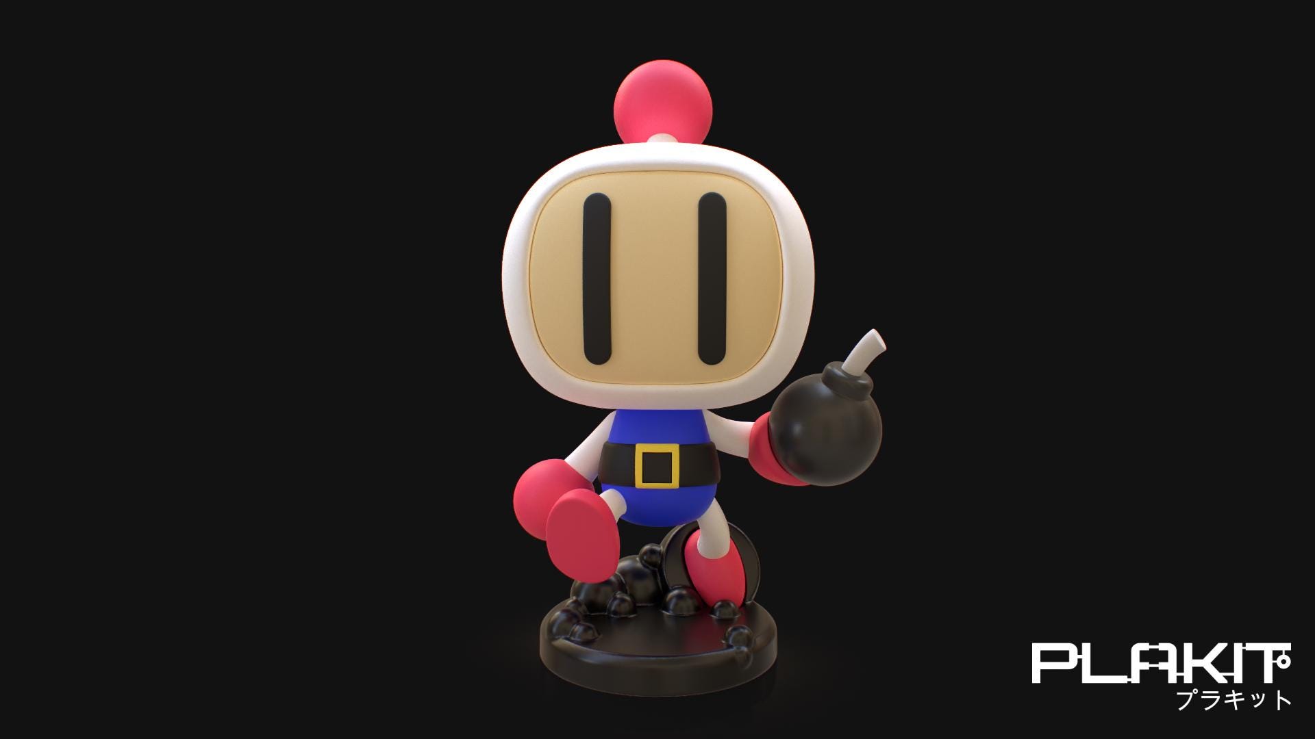 PLAKIT 32mm Bomberman Mini Figurines - Etsy