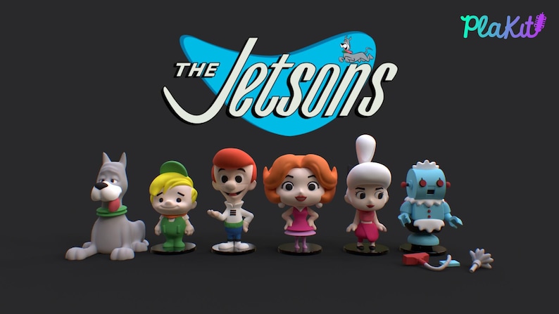 PLAKIT 32mm the Jetsons Mini Figurines - Etsy